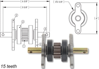 GEAR PACK 15 TOOTH 2X2 – TouchdownRV