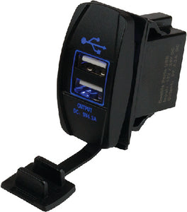 DOUBLEUSB ROCKER SWITCH SOCKET – TouchdownRV